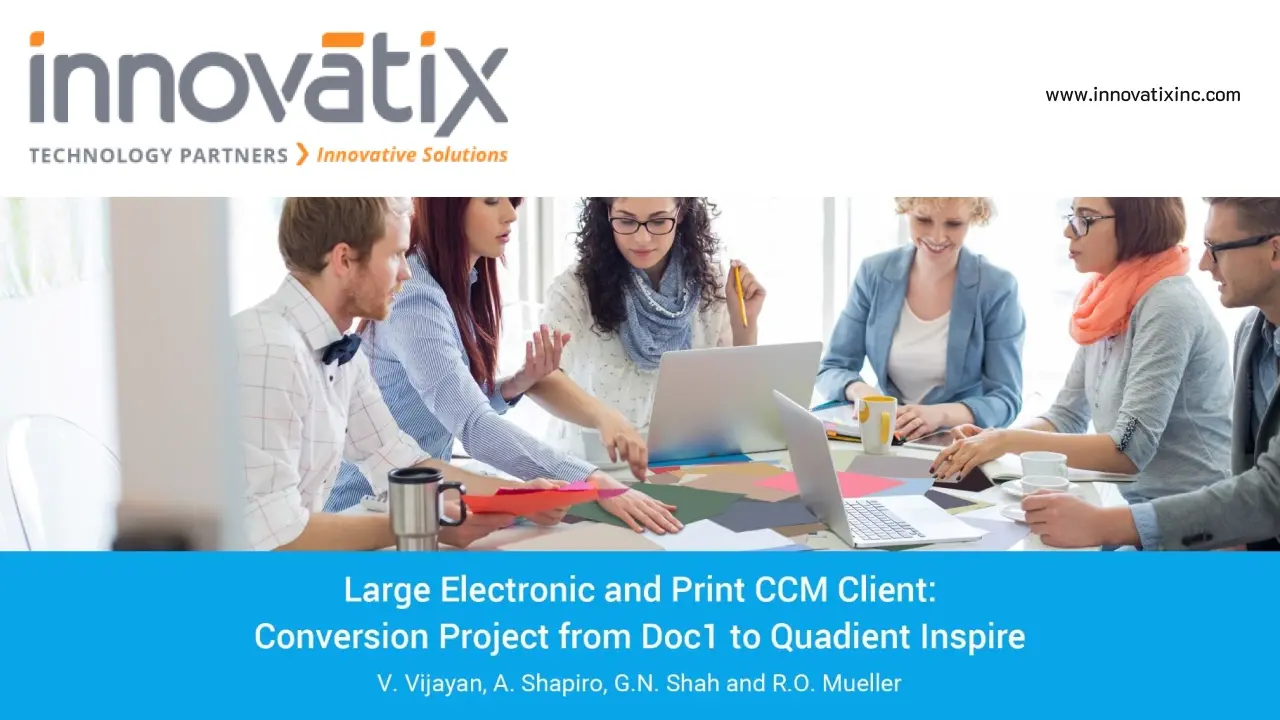 DOC1 to Quadient Inspire conversion for Print CCM Client